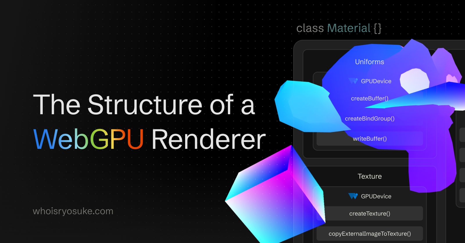 The Structure of a WebGPU Renderer